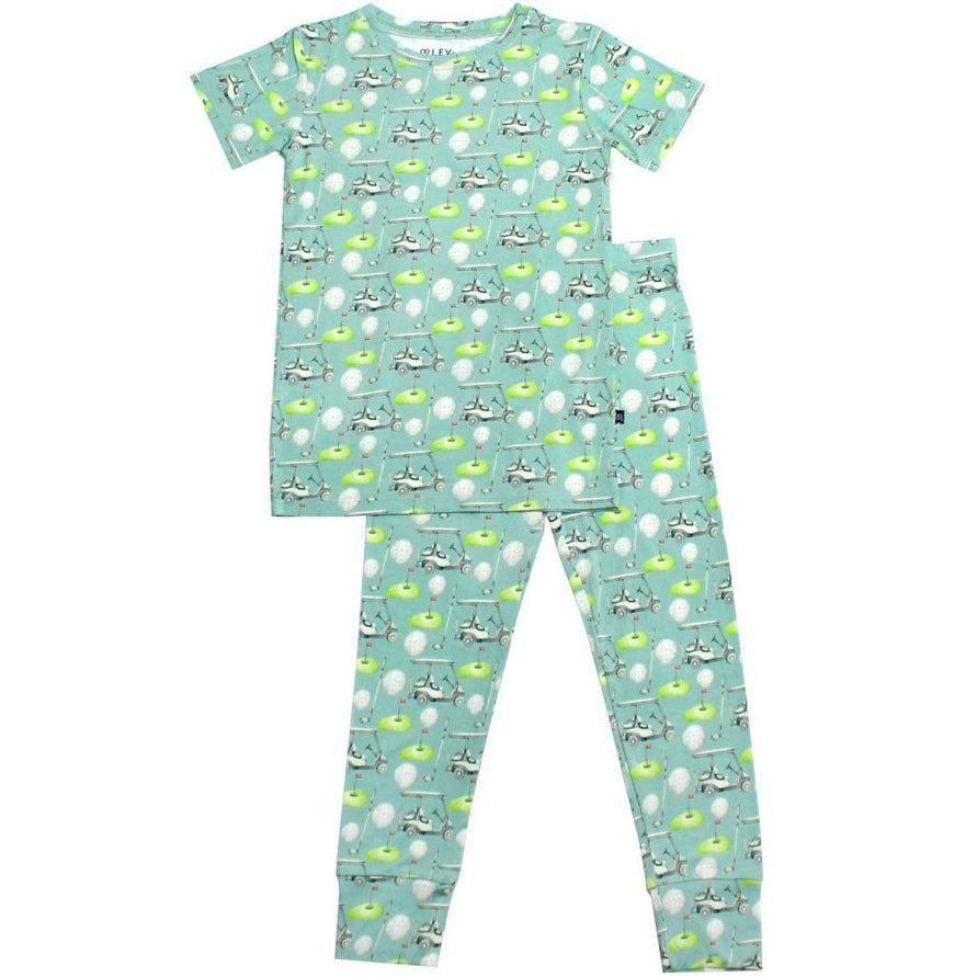 Lev Baby Noah SS Lounge Set in Green | MEEMS – Meems