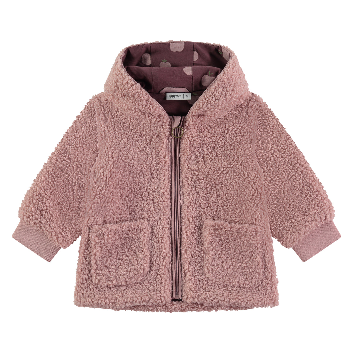 Babyface Girls Teddy Jacket in Pink | MEEMS – Meems
