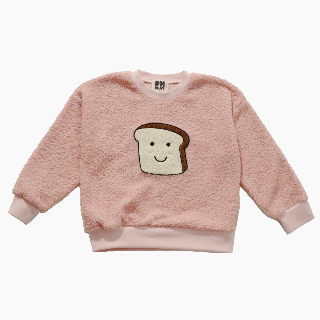 Petite Hailey Toast Fleece Sweatshirt in Pink | MEEMS – Meems