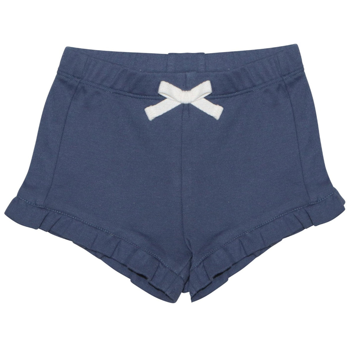 Sammy and Nat Navy Cece Ruffle Short in Blue | MEEMS – Meems