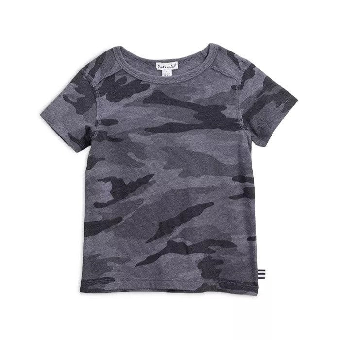 Splendid Camo Tee in Blue | MEEMS – Meems